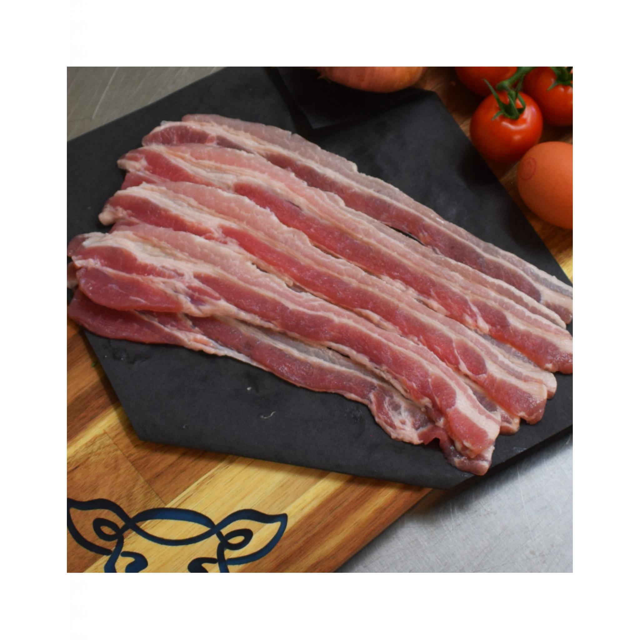 Welsh Gold Standard Home-Cured Streaky Bacon
